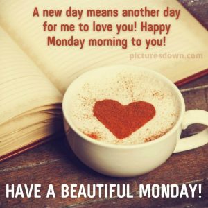 Good morning monday love heart snowman free download