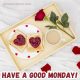Good morning monday love heart snowman free download