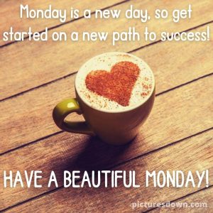 Good morning monday love heart snowman free download