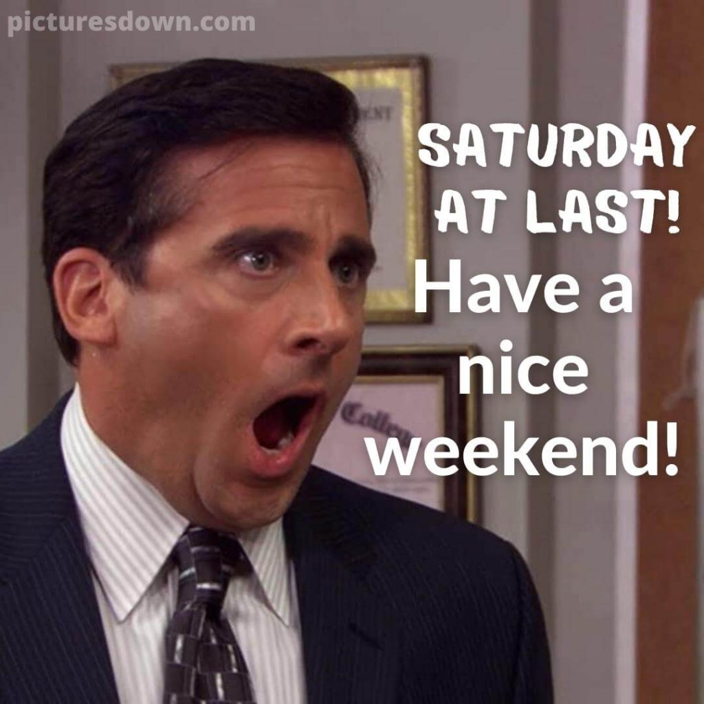 Good morning saturday funny picture beach free