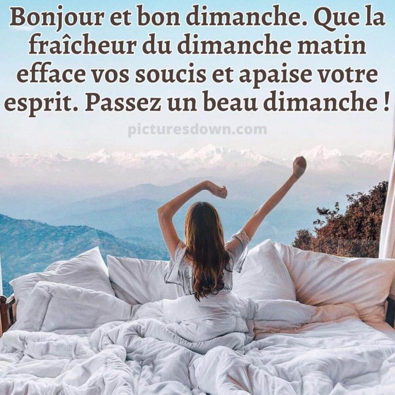 Bon dimanche images et bonjour dimanche gratuites